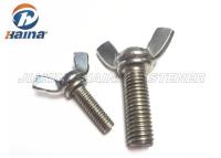China A4 80 Stainless Steel M8 M10 M12 Metric System Fine Thread Pitch Wing Bolt for sale