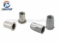 China Zinc Plated Carbon Steel M5-M20 Flat Head Half or Full Hex Body Rivet Nut​ for sale