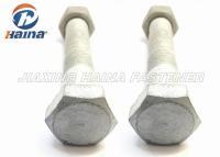 China DIN 931 Hex Head Bolts With Nut Carbon Steel Dacromet Surface Double End Threaded for sale