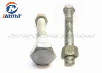 China DIN 931 Hex Head Bolts With Nut Carbon Steel Dacromet Surface Double End Threaded for sale