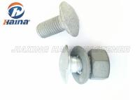 China Surface Treatment Anti Theft Guardrail Hex Head Bolts Oval Shoulder With HDG for sale