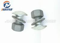 China Surface Treatment Anti Theft Guardrail Hex Head Bolts Oval Shoulder With HDG for sale