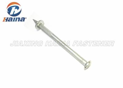 China Carbon Steel Concrete Shooting Nails , Galvanized Concrete Nails For Cement Walls for sale