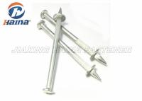China Carbon Steel Concrete Shooting Nails , Galvanized Concrete Nails For Cement Walls for sale