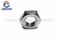 China Stainless Steel Hex Nuts SS304 SS316 , Hexagon Thin Nuts Chrome Plated DIN 936 for sale