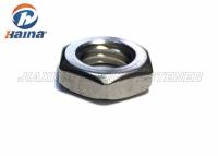 China Stainless Steel Hex Nuts SS304 SS316 , Hexagon Thin Nuts Chrome Plated DIN 936 for sale