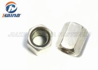 China Carbon Steel Extra Long Nuts M6 - M36 , Hexagon Coupling Nuts Zinc Plated for sale