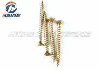 China carbon steel Metal Sharp Point Zinc Plated Countersunk Self Tapping Screws for sale
