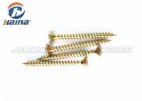 China carbon steel Metal Sharp Point Zinc Plated Countersunk Self Tapping Screws for sale