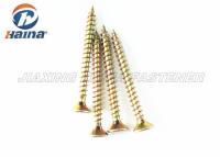 China Yellow ZInc Plated Countersunk Head drywall  Self Tapping Screws for sale