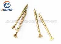 China Yellow ZInc Plated Countersunk Head drywall  Self Tapping Screws for sale