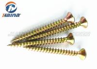 China Yellow ZInc Plated Countersunk Head drywall  Self Tapping Screws for sale