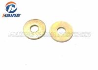 China Color Plated Flat Washers Plain Carbon Steel Round Head For Iron Stamping Out for sale