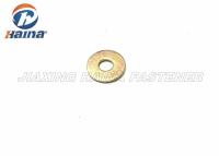 China Color Plated Flat Washers Plain Carbon Steel Round Head For Iron Stamping Out for sale