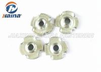 China Carbon Steel 4.8 5.8  M8 Zinc Plated Four Tee Claw Nut for sale