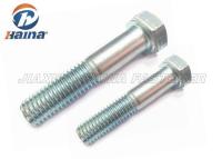 China DIN Carbon Steel 4.8 8.8 10.9  Half Thread​ Hex Head Bolts for sale