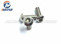 China Hexagon Socket Button Head Stainless Steel Machine Screws , Hex Head Screws ISO7380 for sale