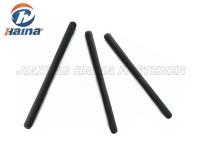China Round Head Black Coating carbon steel 4.8 8.8 Fully Threaded Rod and nuts for sale