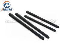 China Round Head Black Coating carbon steel 4.8 8.8 Fully Threaded Rod and nuts for sale