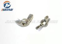 China Plain Finish Stainless Steel 304 316 M4-M64 Cold Forged Butterfly  Wing Nut for sale