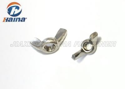 China Plain Finish Stainless Steel 304 316 M4-M64 Cold Forged Butterfly  Wing Nut for sale