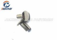 China Clothing Hollow Brass Round Flat Head Rivet Blind Rivets Nuts  For Footwear for sale