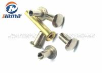 China Clothing Hollow Brass Round Flat Head Rivet Blind Rivets Nuts  For Footwear for sale