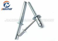 China Zin Plated Aluminum / Steel Material Head Blind Rivets Nuts for sale