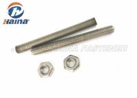 China 316 Stainless Steel Stud Bolts Double End Metric Threaded Rod For Industrial for sale