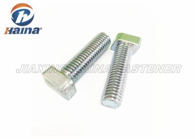 China Grade 8.8 Stainless Steel Hex Galvanized DIN 186 T Head Bolt With Square Neck for sale