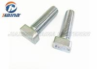 China Grade 8.8 Stainless Steel Hex Galvanized DIN 186 T Head Bolt With Square Neck for sale