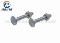 China Carbon Steel 4.8 5.8 Galvanized  Countersunk Square Neck Carriage Bolts for sale
