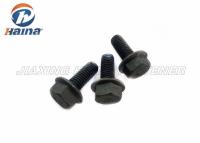 China full threaded rod Black carbon Steel 4.8 Hex  head Flange Bolts for sale