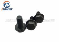 China full threaded rod Black carbon Steel 4.8 Hex  head Flange Bolts for sale