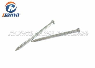China Knurled Shank Steel Concrete Nails No Thread For Rough Framing / Construction for sale