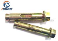 China Medium Duty Expansion Anchor Bolt with Flange Round Hook Head Style for sale