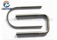 China OEM 316 A4 - 80 SS304 Plain Stainless Steel U Bolts For Construction for sale