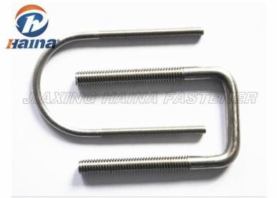 China OEM 316 A4 - 80 SS304 Plain Stainless Steel U Bolts For Construction for sale
