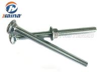 China Square Neck Coach Zinc Plated Carriage Bolts for Timber with Flange Nut for sale