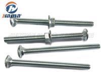 China Square Neck Coach Zinc Plated Carriage Bolts for Timber with Flange Nut for sale