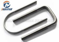 China OEM 316 A4 - 80 SS304 Plain Stainless Steel U Bolts For Construction for sale