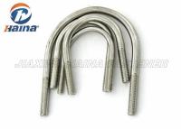 China OEM 316 A4 - 80 SS304 Plain Stainless Steel U Bolts For Construction for sale
