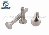 China A2 70 / 304 Stainless Steel Round Head Neck Half Thread carriage bolts for sale