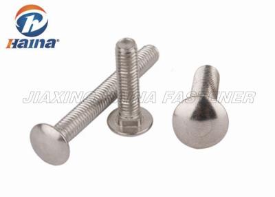 China A2 70 / 304 Stainless Steel Round Head Neck Half Thread carriage bolts for sale