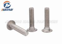 China A2 70 / 304 Stainless Steel Round Head Neck Half Thread carriage bolts for sale