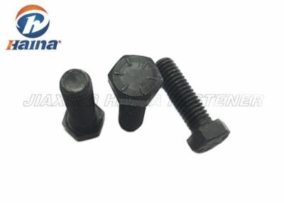 China Full Thread High Tensile Hex Head Bolts 3/8x1-1/4 Black Grade 8 Hexagonal Bolt for sale