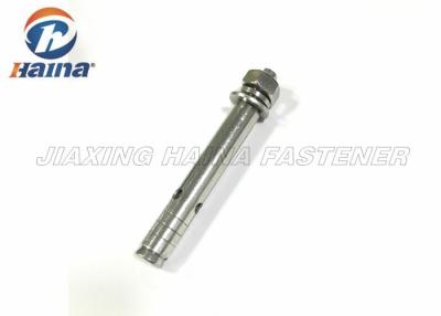China Polished Stainless Steel 304 / 316 Expansion Anchor Bolt Set With Hex Nut for sale