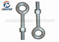 China M24 Carbon Steel Hot Dip Galvanized Hex Head Grade 8.8 Drop Forged Eye Bolt for sale