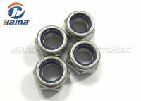 China DIN 985 304 Stainless Steel Hex Nylon Insert Lock Nuts For Locking Connector for sale