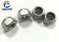 China DIN 985 304 Stainless Steel Hex Nylon Insert Lock Nuts For Locking Connector for sale